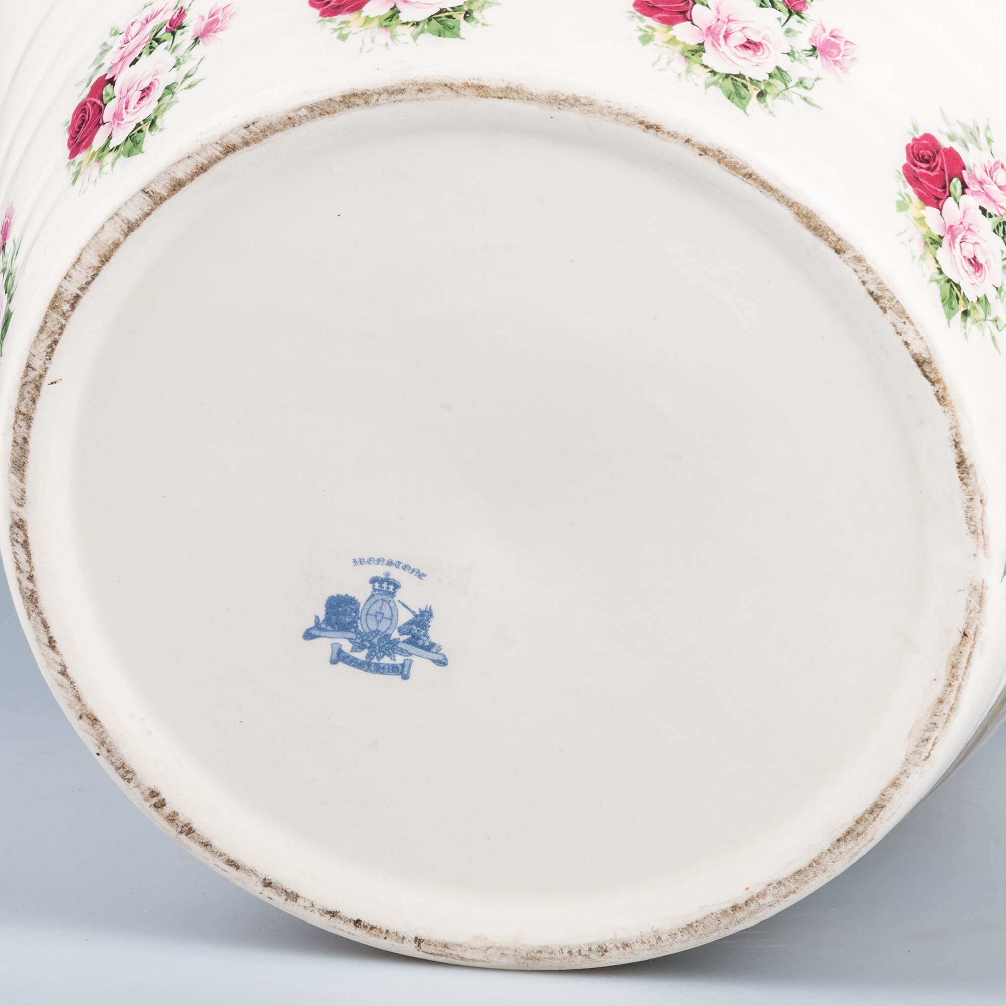 Lot 37 - A "PURE MILK" POTTERY TWO-HANDLED MILK PAIL