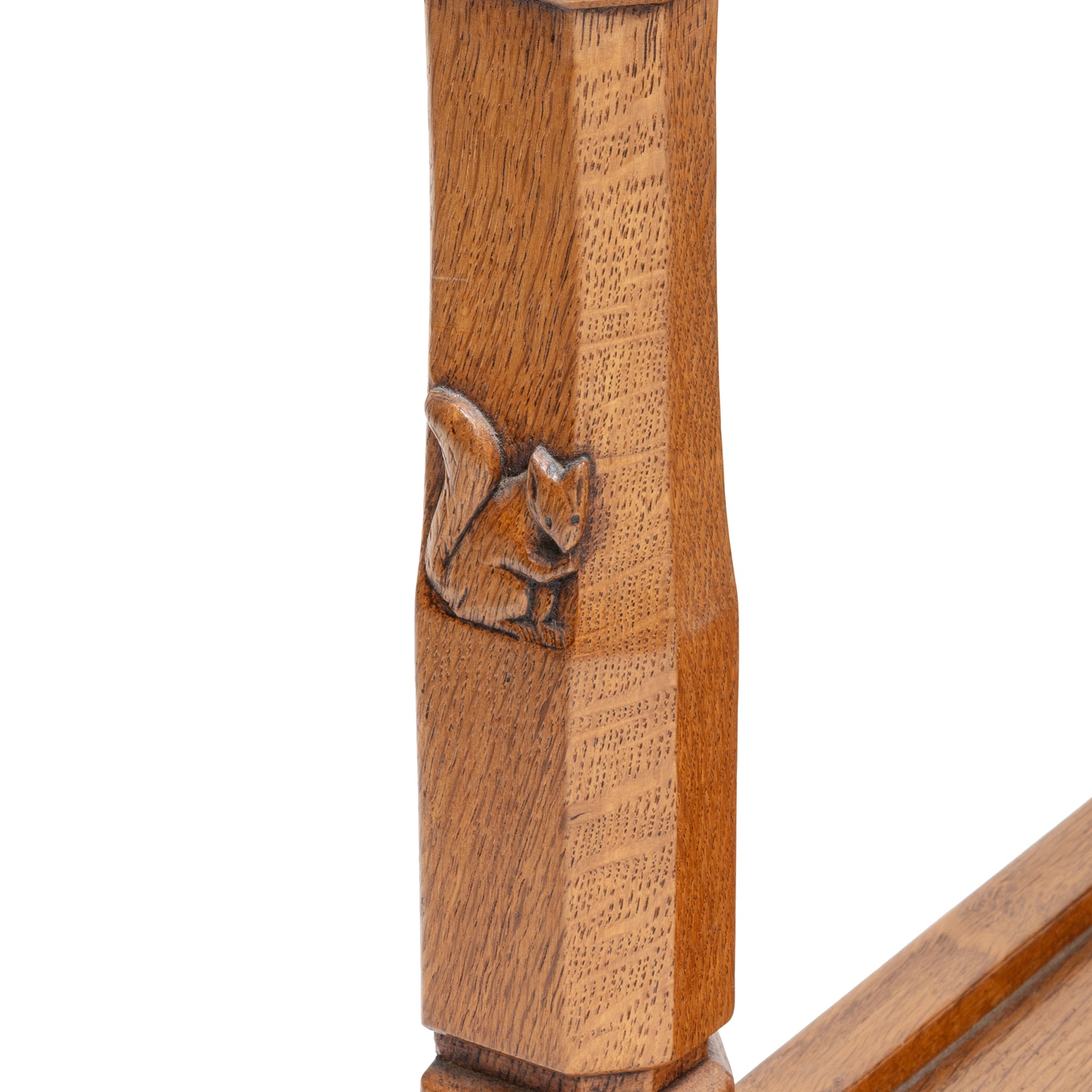 Lot 747 - WILF HUTCHINSON, A SQUIRRELMAN OAK SERVING