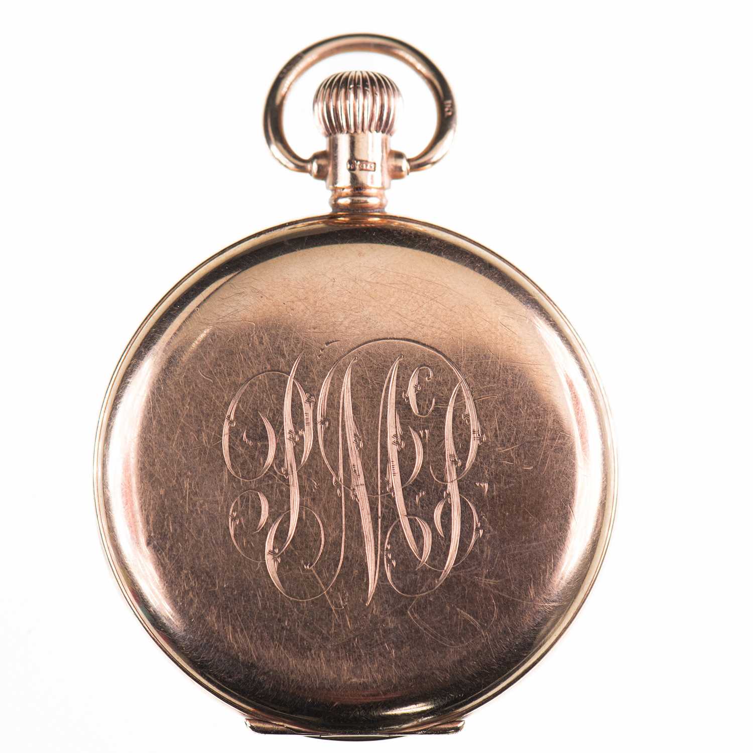 Lot 518 - A 9CT GOLD FULL HUNTER POCKET WATCH