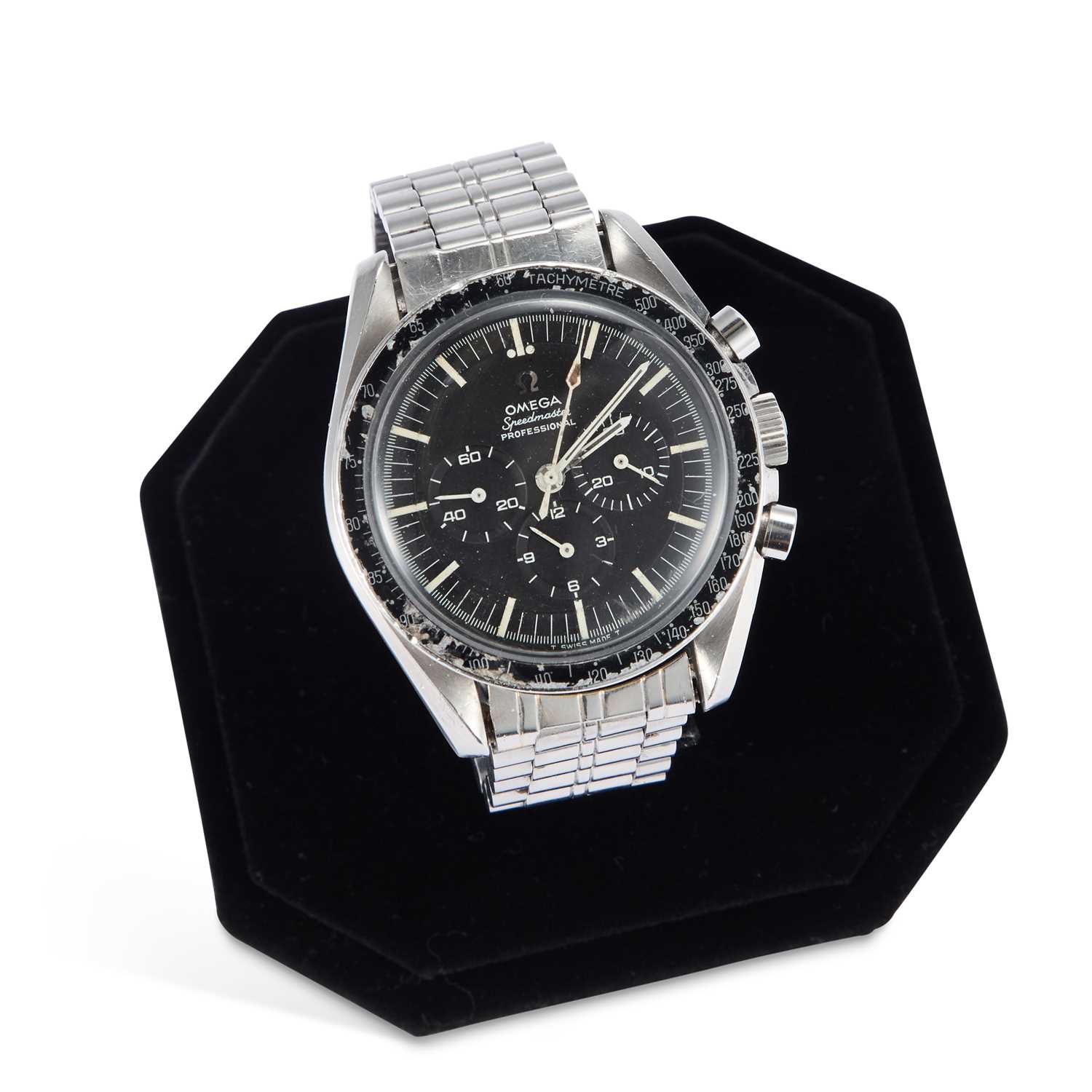 Lot 500 - A RARE OMEGA SPEEDMASTER "PRE-MOON" BRACELET