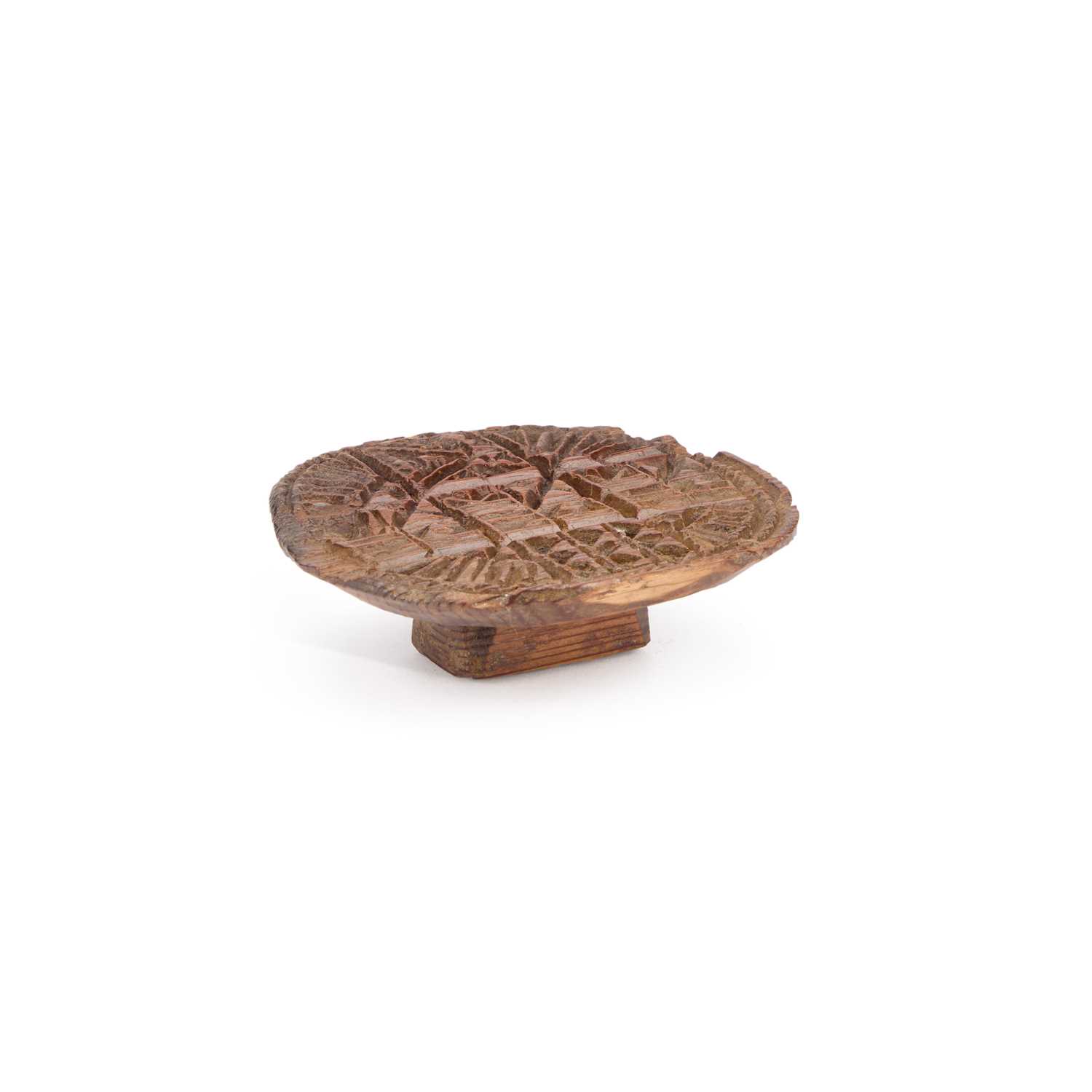 Lot 790 - A COPTIC WOODEN BREAD STAMP, CIRCA 5TH-7TH