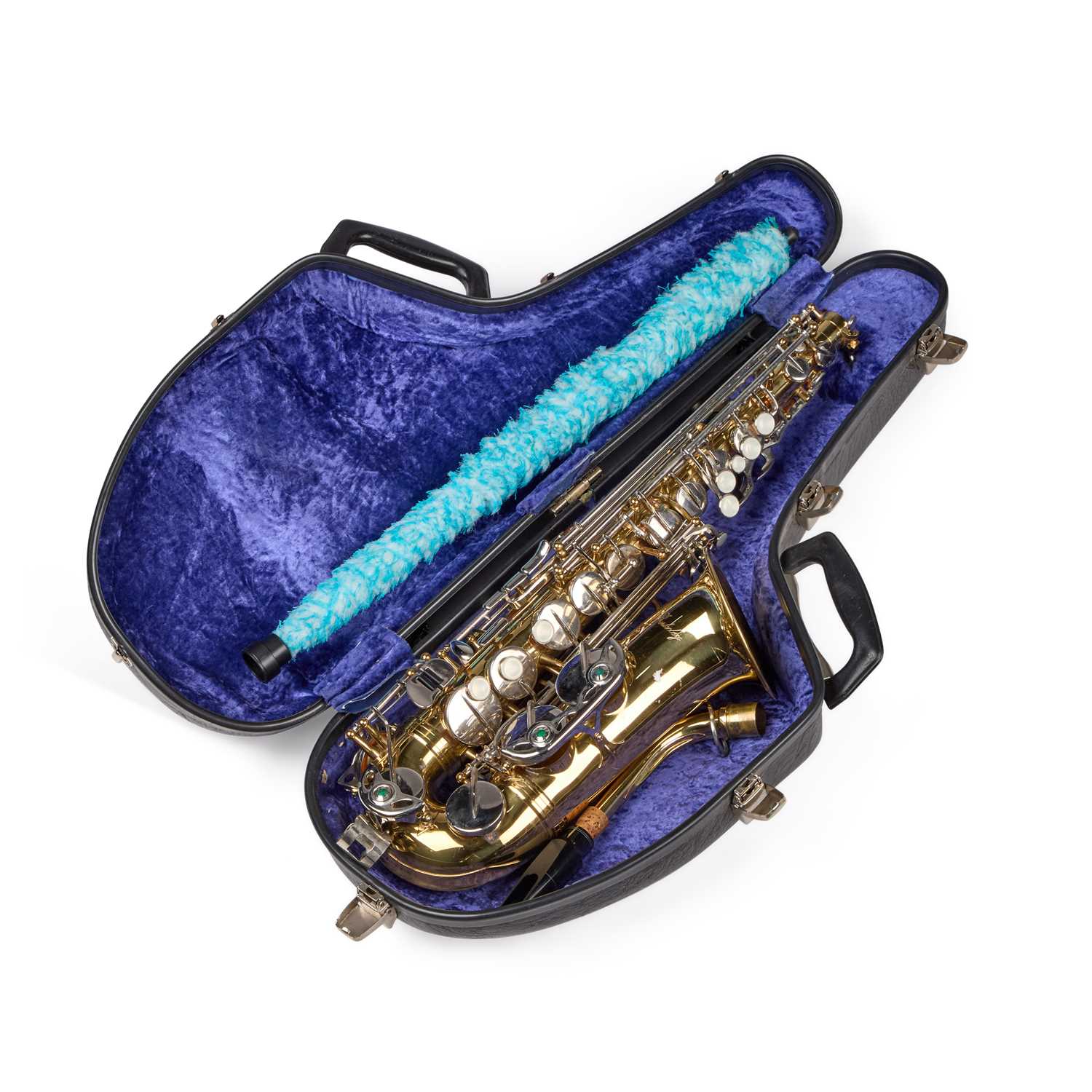 Lot 316 - A BERKELEY BRASS ALTO SAXOPHONE