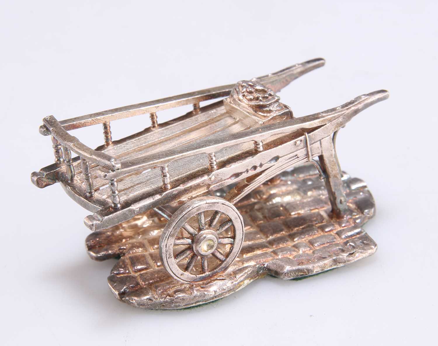 Lot 1493 - AN ELIZABETH II SILVER MODEL OF A