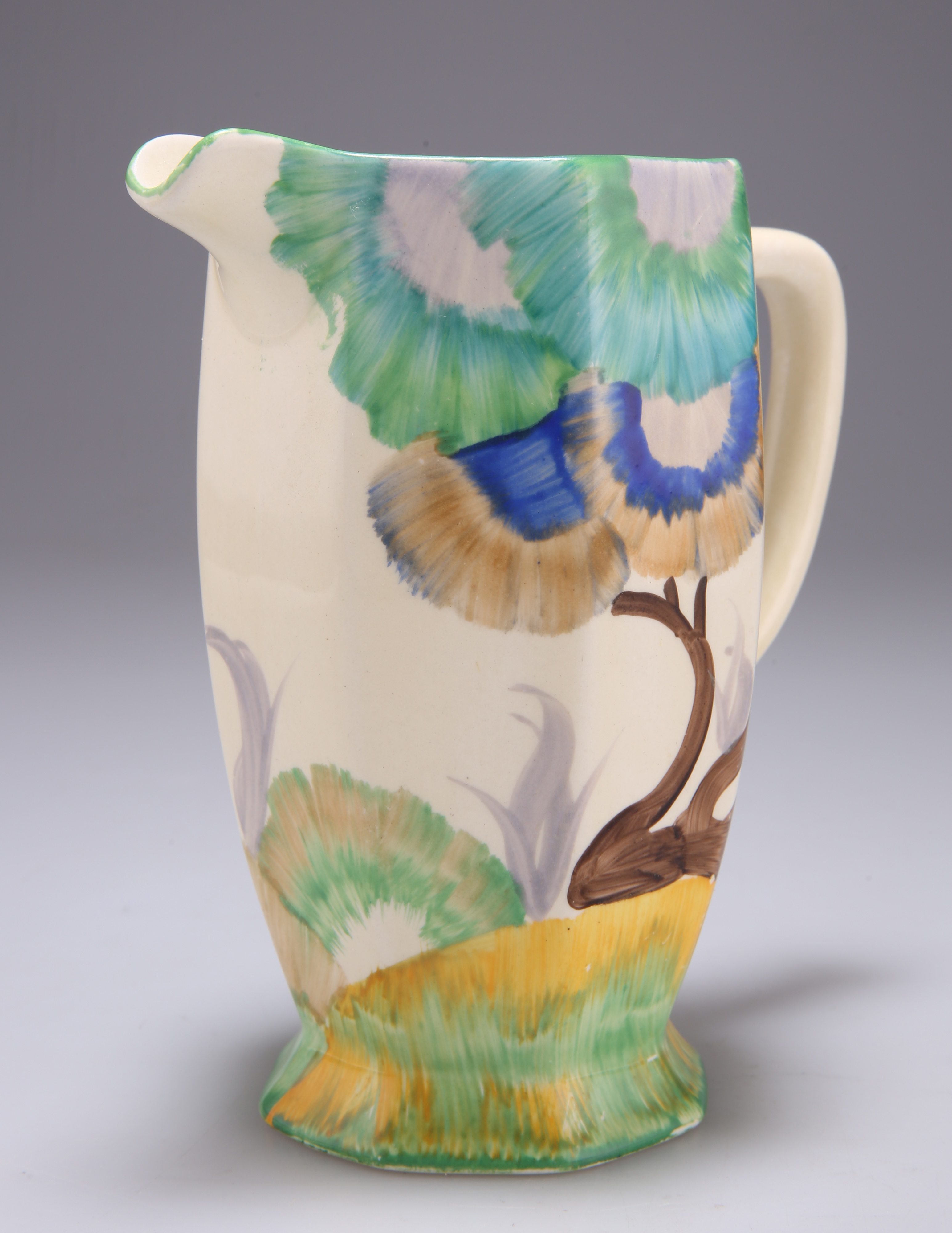 Lot 139 - A CLARICE CLIFF BIZARRE BLUE RHODANTHE