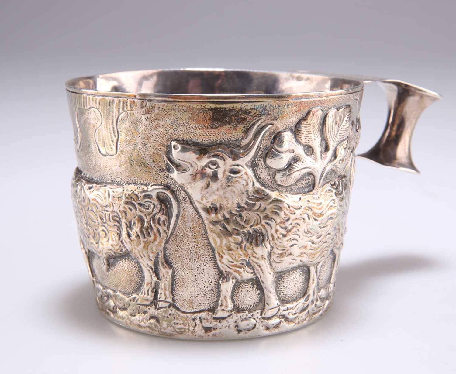 Lot 1217 - A GEORGE V CAST SILVER REPLICA OF ONE OF