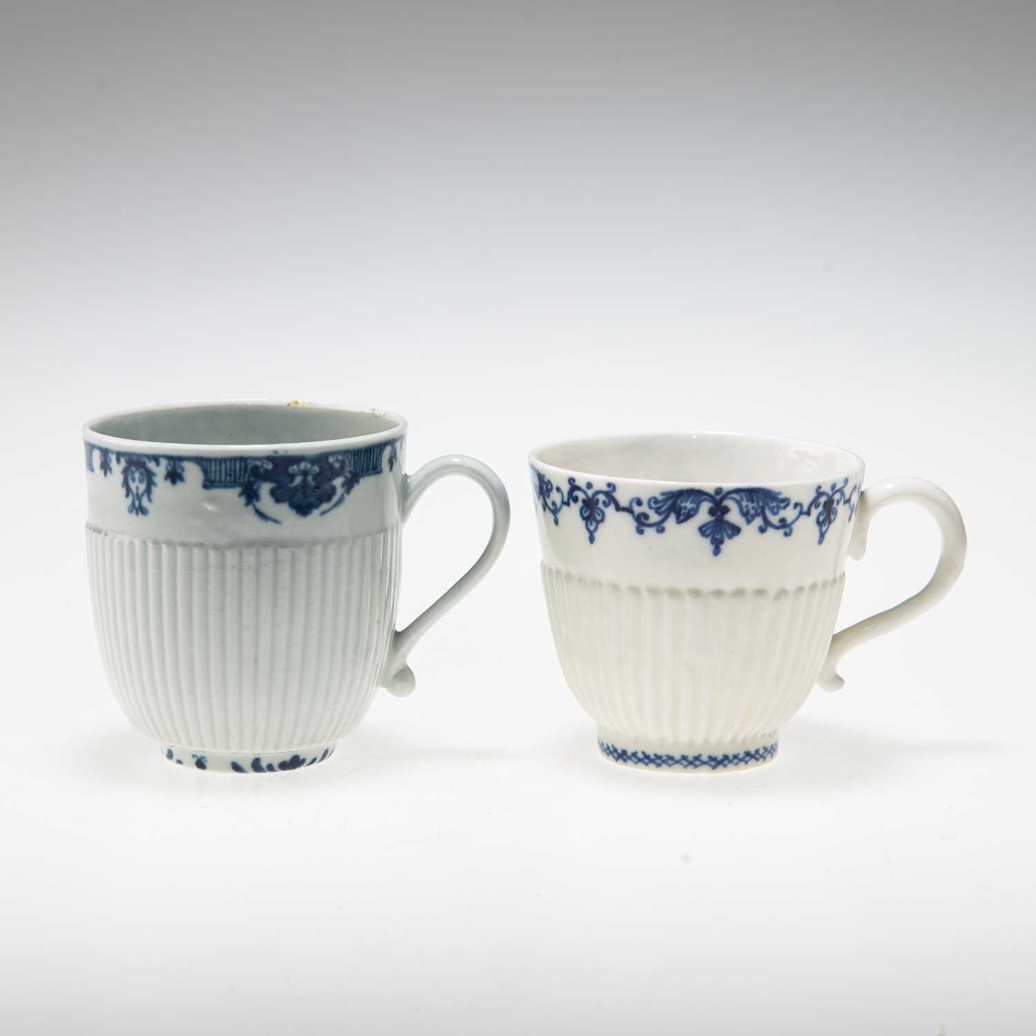 Lot 130 - A SAINT-CLOUD COFFEE CUP, CIRCA 1740, AND A