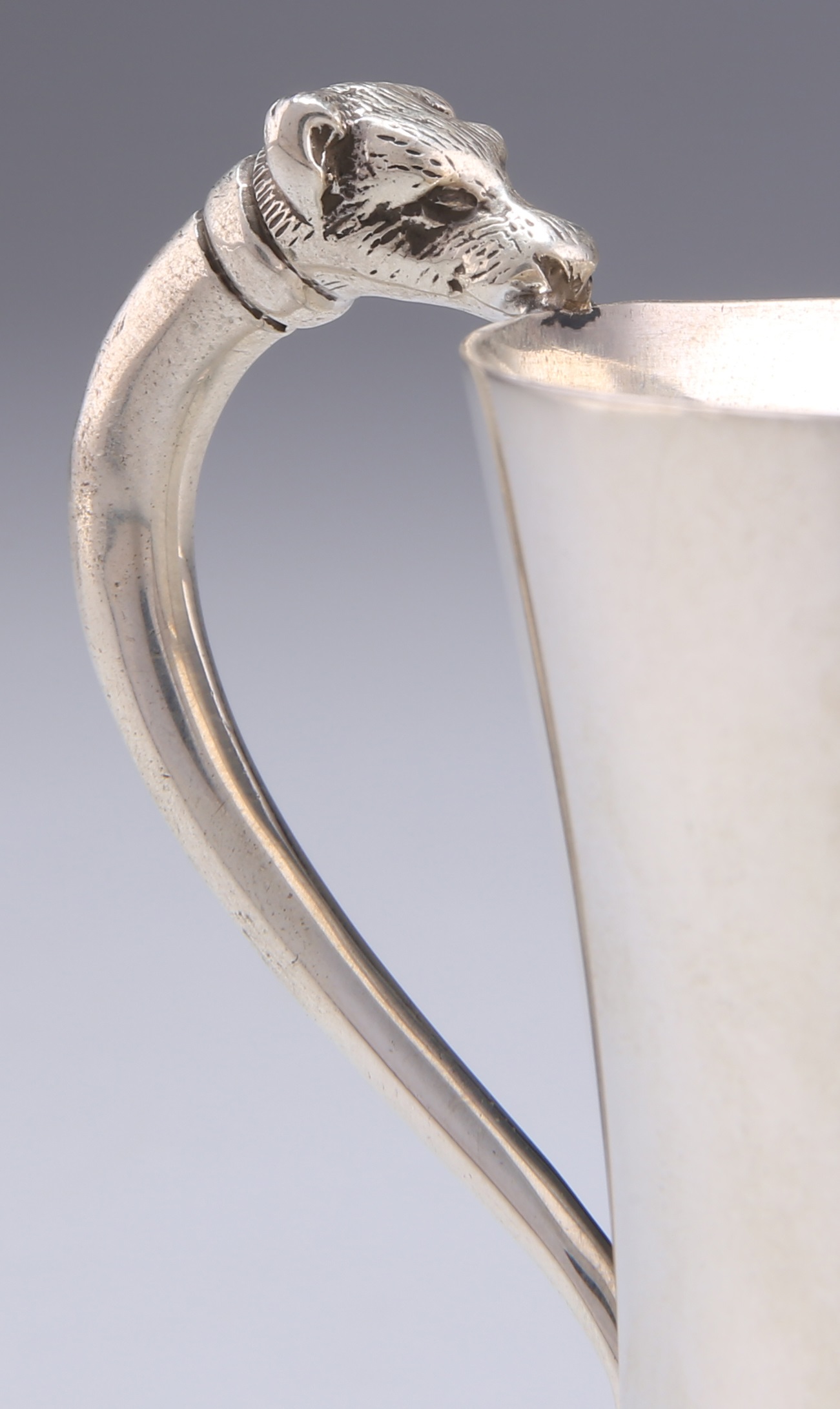 Lot 1309 - AN EDWARD VIII SILVER MUG