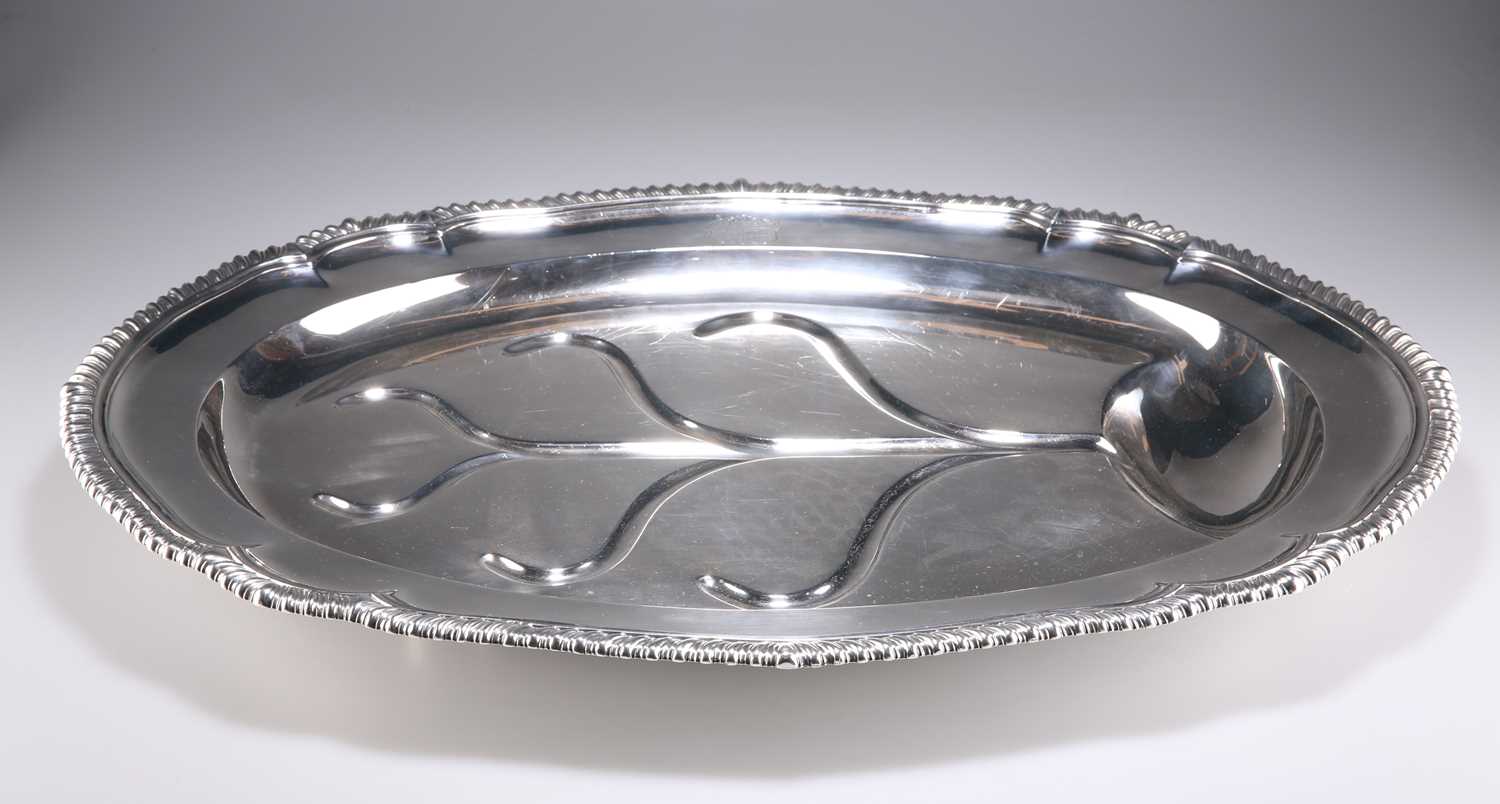 Lot 1395 - A LARGE WILLIAM IV SILVER WELL AND TREE