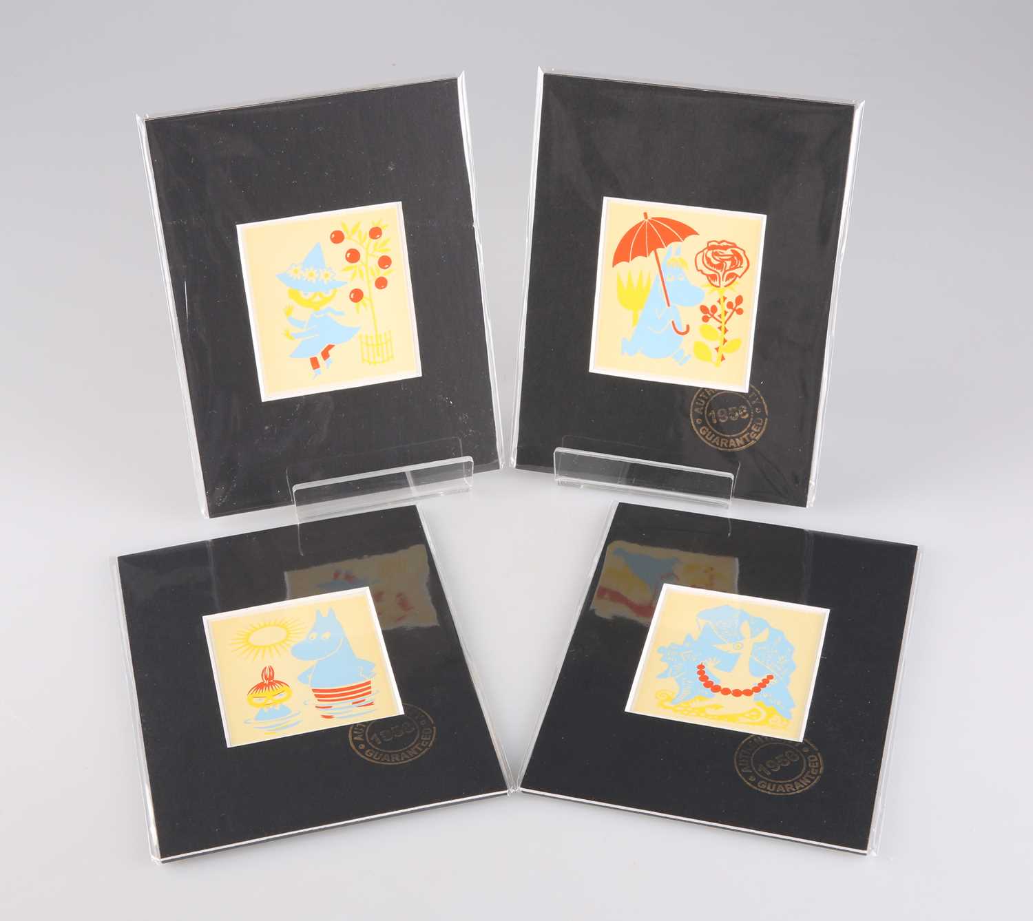 Lot 487 - A SET OF FOUR LIMITED EDITION MOOMIN