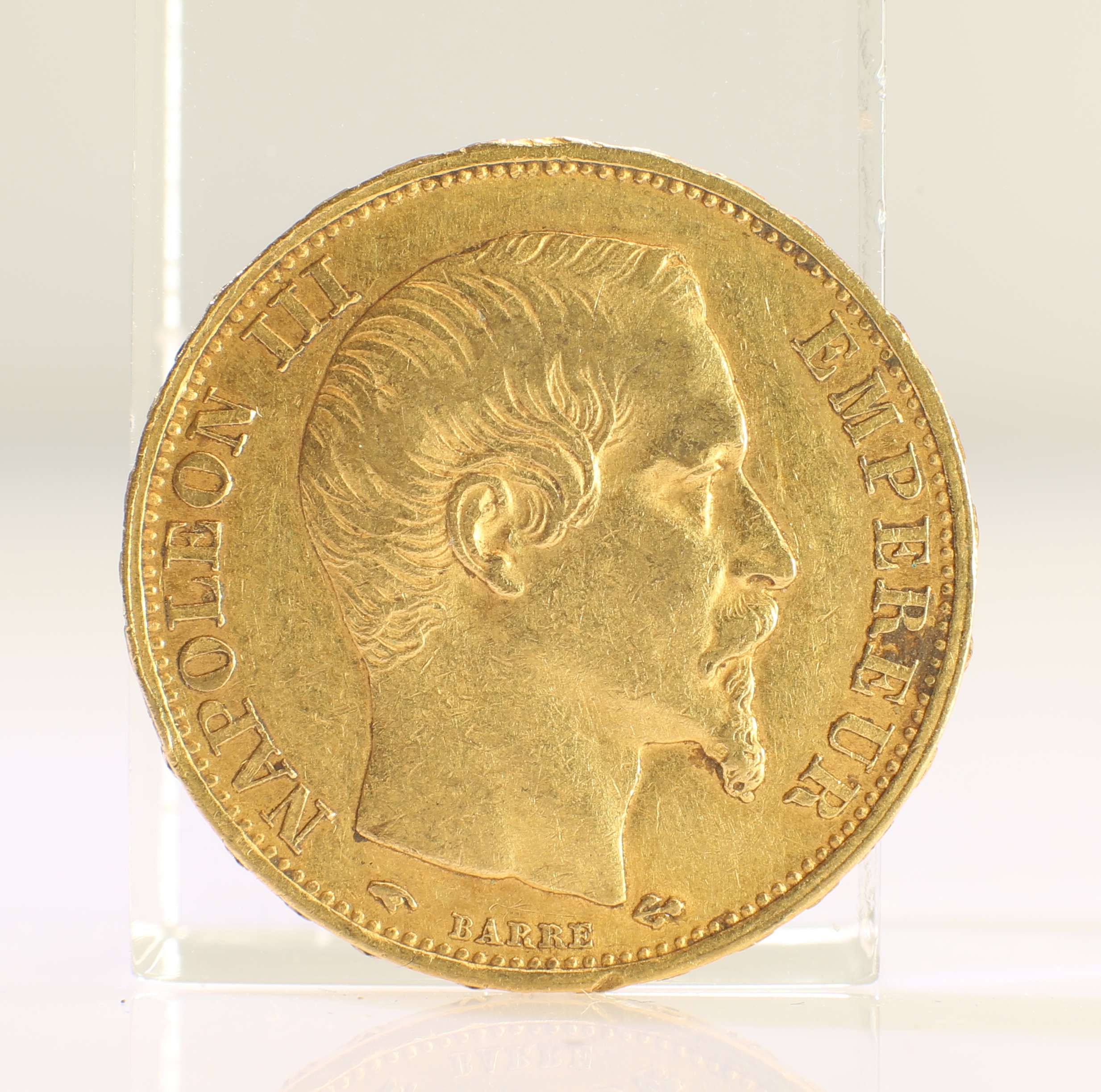 Lot 430 - 1859 FRENCH GOLD COIN, 20 FRANCS - NAPOLEON