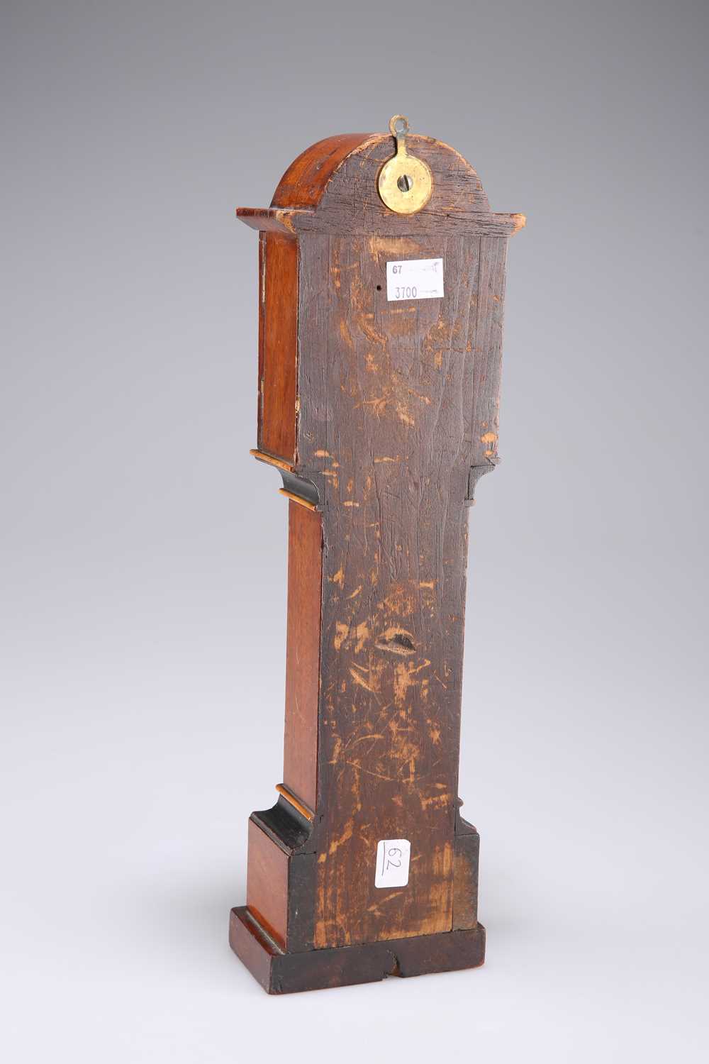 Lot 768 - A 19TH CENTURY MAHOGANY MINIATURE LONGCASE