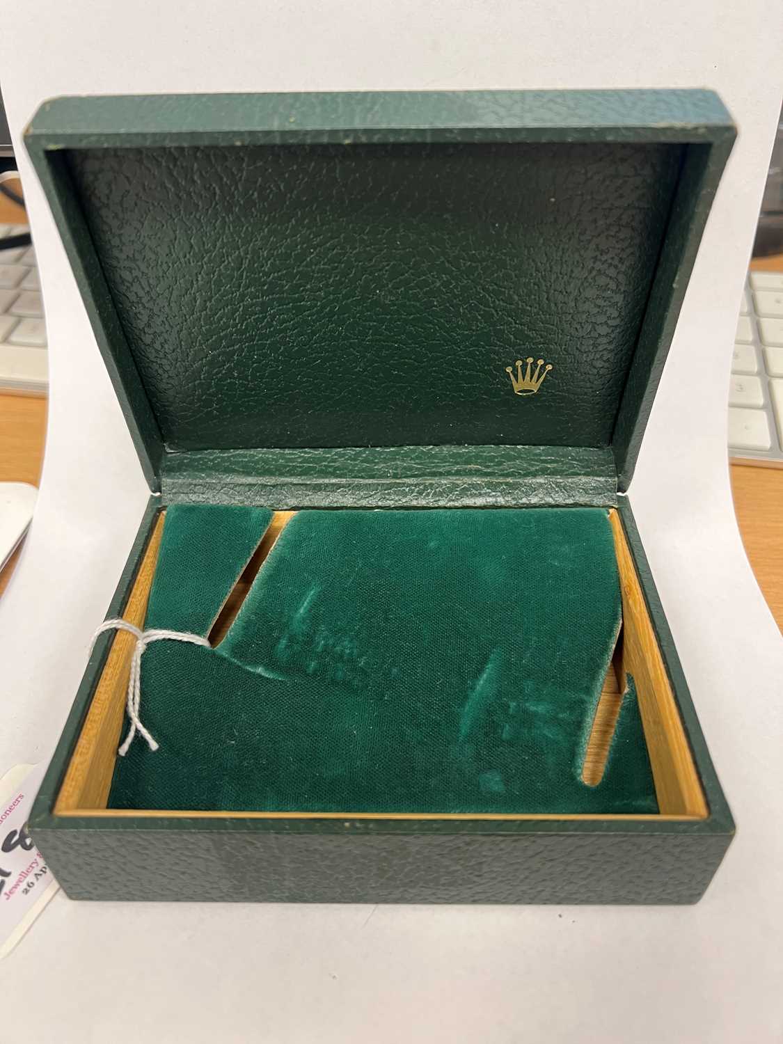 Lot 2180 - A ROLEX BOX, CIRCA 1970S, AND TWO